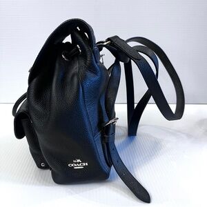 Coach | Bags | Coach Leather Mini Turn Lock Rucksack Backpack Bag In ...